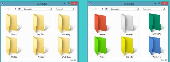 How to change the Color of Windows Folder using Folder Colorizer?