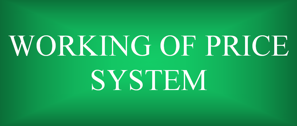 Working of Price System